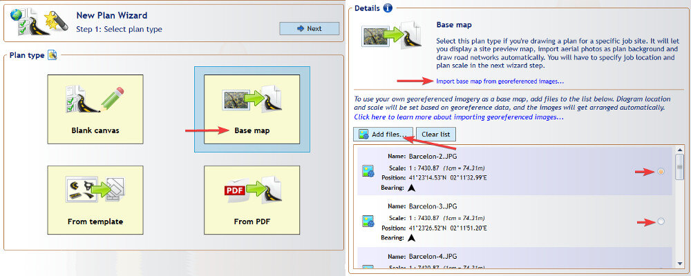 Importing georeferenced images into RapidPlan - Invarion